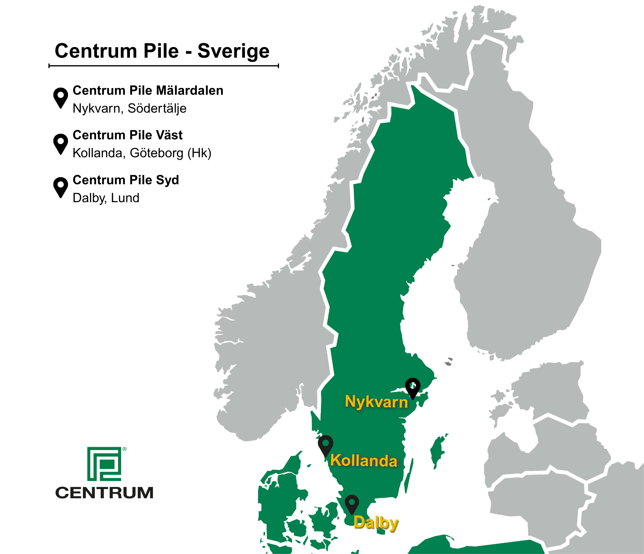 Centrum Pile styrker konkurransekraften i Øst-Sverige med produksjon i ...